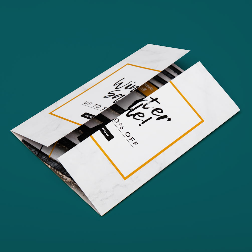 Drieluik folder maken & drukken | Printdeal.be