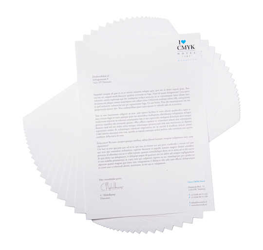 Briefpapier maken & ontwerpen | Printdeal.be