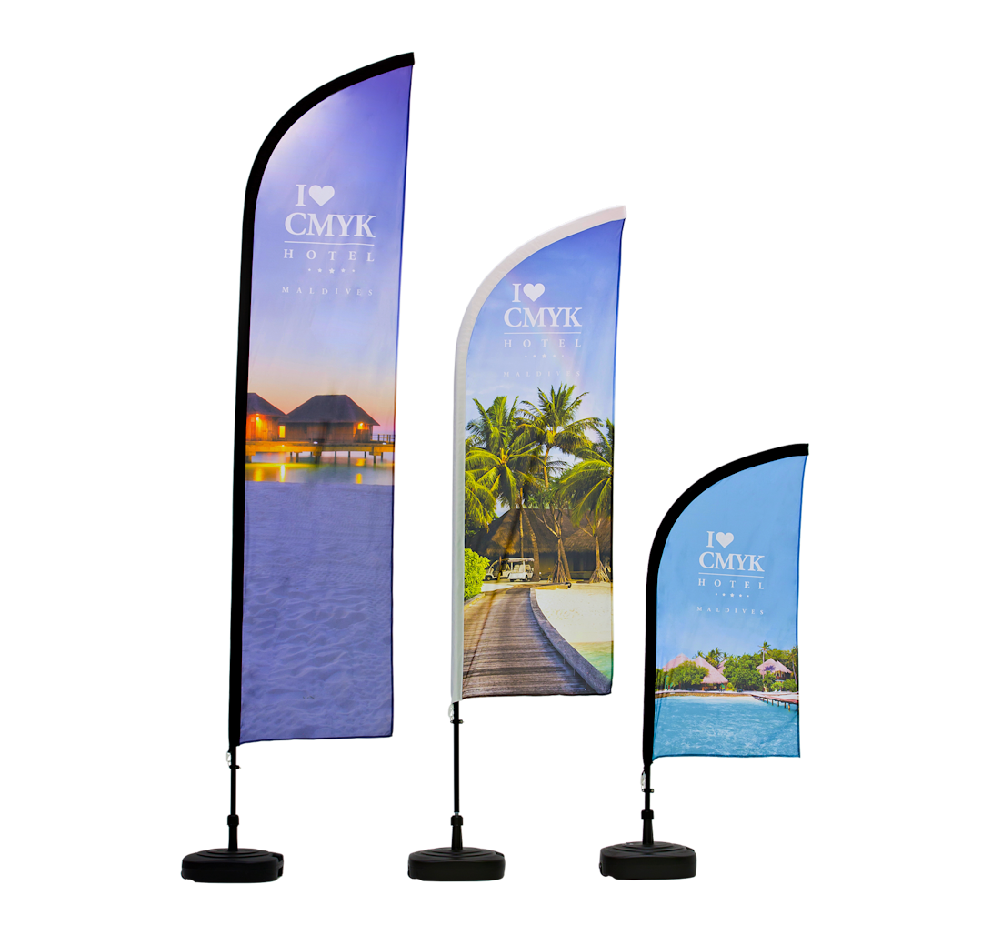 Impression de beachflags | Printdeal.be