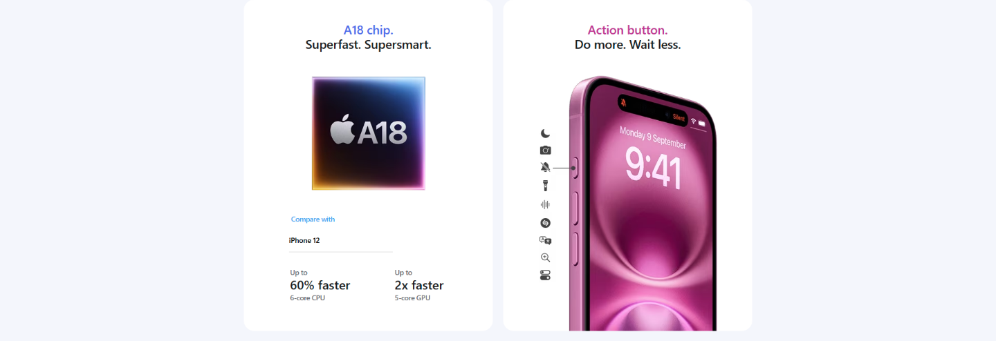 Apple iPhone 16 Range | The Good Guys