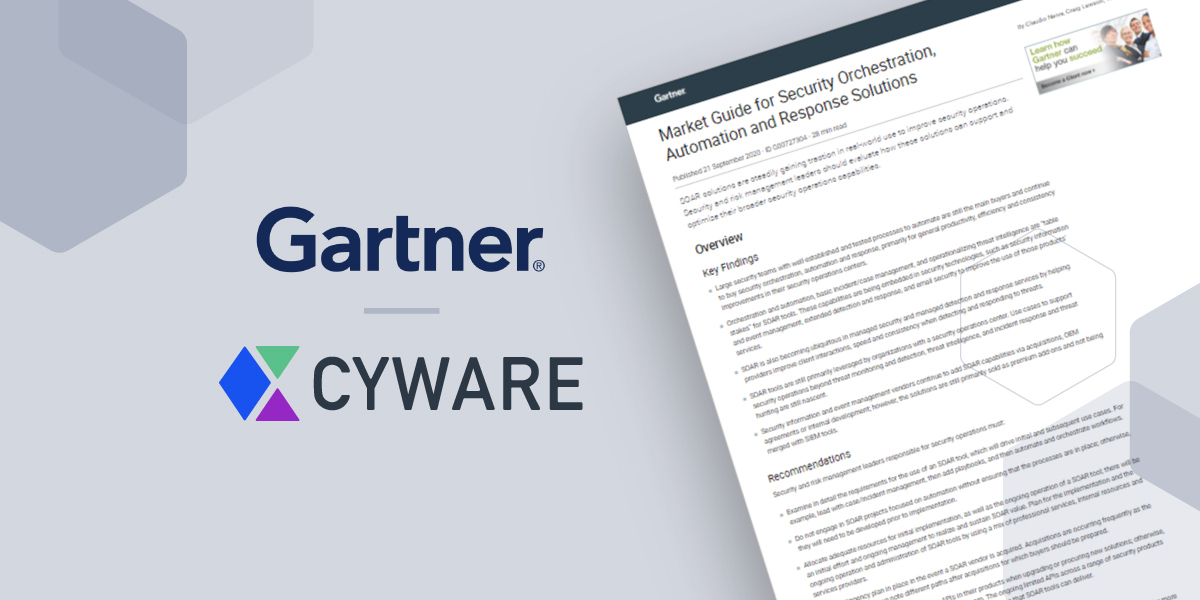 Cyware Recognized in Gartner’s 2020 Market Guide for Security ...