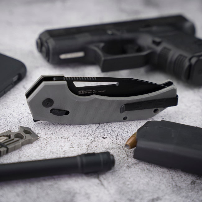 Prohen XR - Gray + Black | Professional Use Folding Knife
