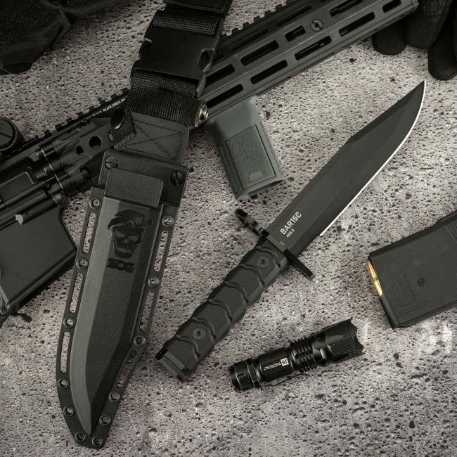 BAR15 Clip Point Bayonet | Professional Use Fixed Blade Knife