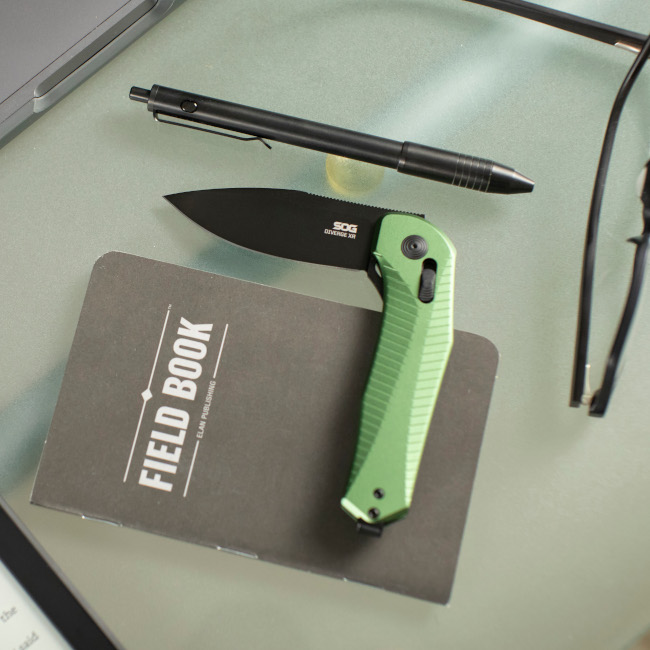 Diverge XR Drop Point - Green + Black | Daily Carry Folding Knife