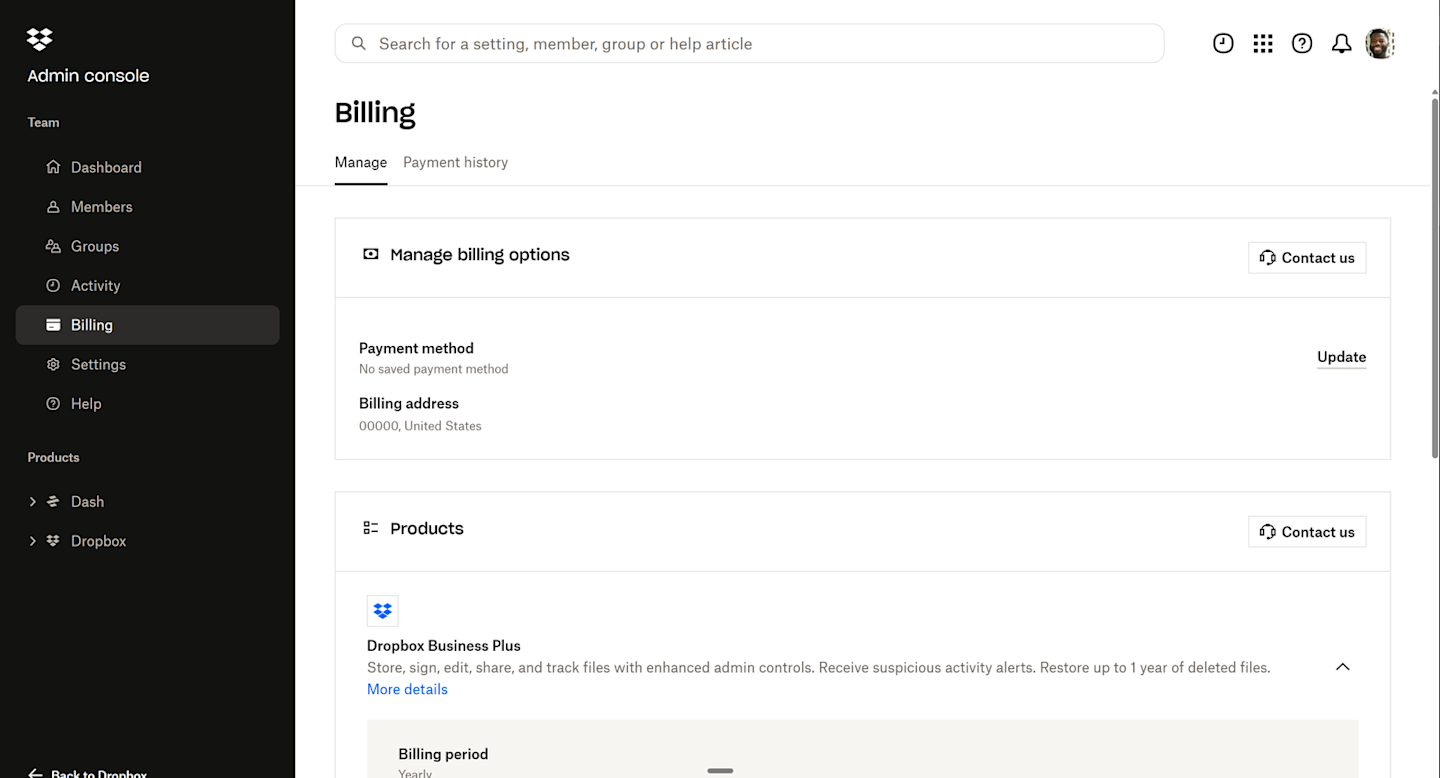 Dropbox admin console for business & teams | Dropbox learn