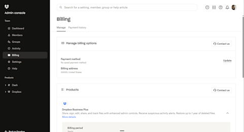 Dropbox admin console for business & teams | Dropbox learn