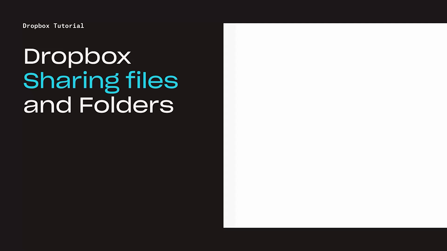 Dropbox tutorials: Explore our video tutorials | Dropbox learn