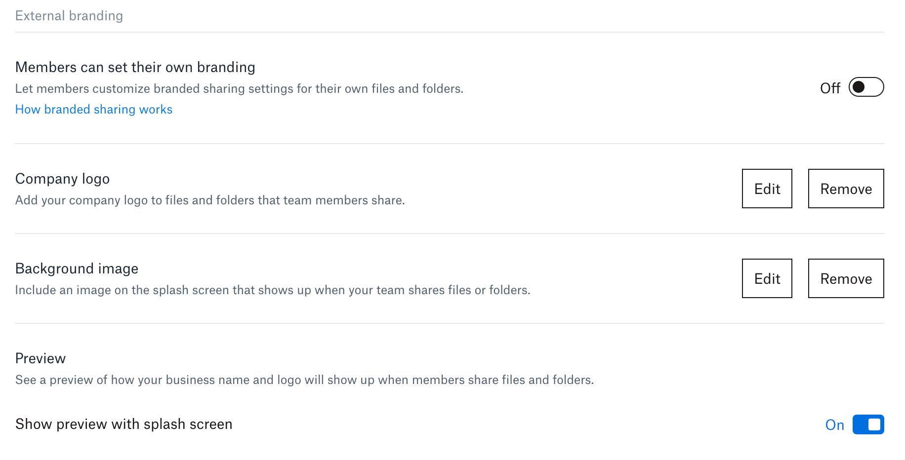 Advanced features of the admin console | Dropbox learn