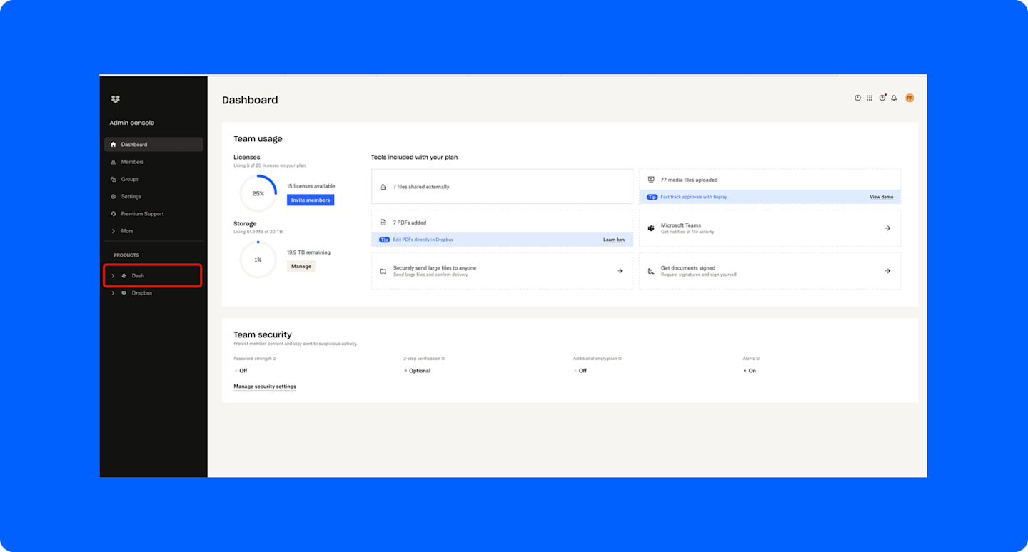 How to use Dropbox Dash as an admin | Dropbox learn