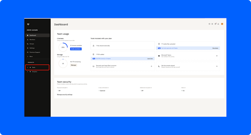 How to use Dropbox Dash as an admin | Dropbox learn