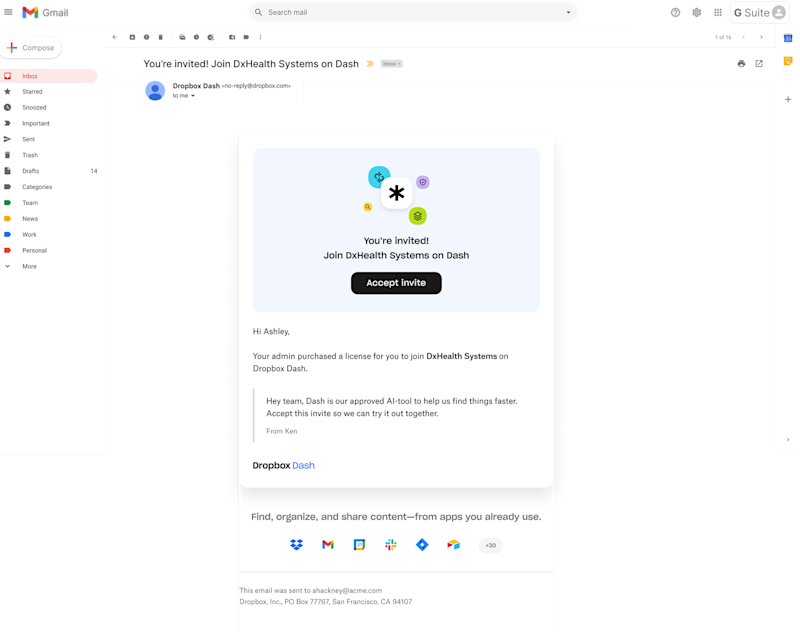 How to use Dropbox Dash as a team member | Dropbox learn