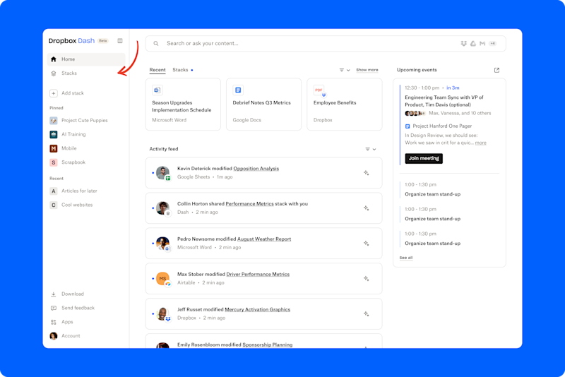 How to use Dropbox Dash as a team member | Dropbox learn