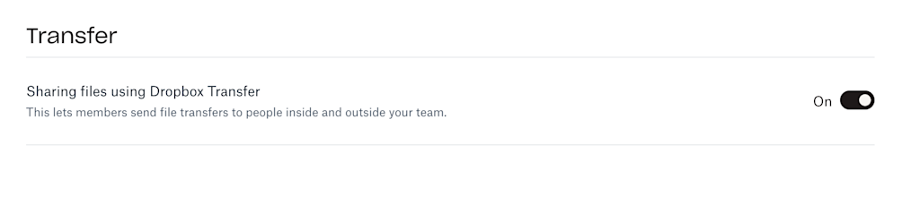 Advanced features of the admin console | Dropbox learn