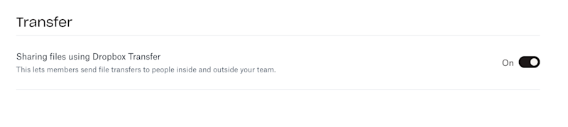 Advanced features of the admin console | Dropbox learn
