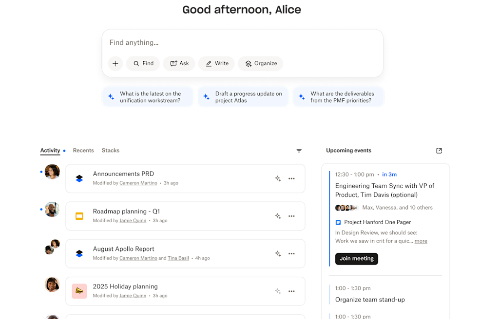 How to use Dropbox Dash as a team member | Dropbox learn
