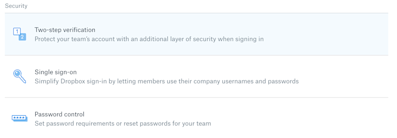 Secure your team’s Dropbox account | Dropbox learn