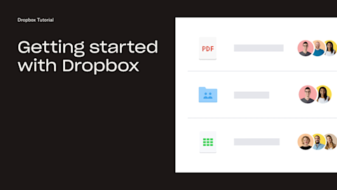 Dropbox tutorials: Explore our video tutorials | Dropbox learn