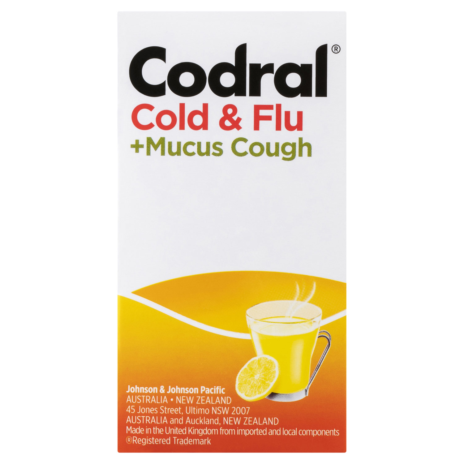 Codral® Cold & Flu +Mucus Cough Hot Drink | CODRAL® Australia