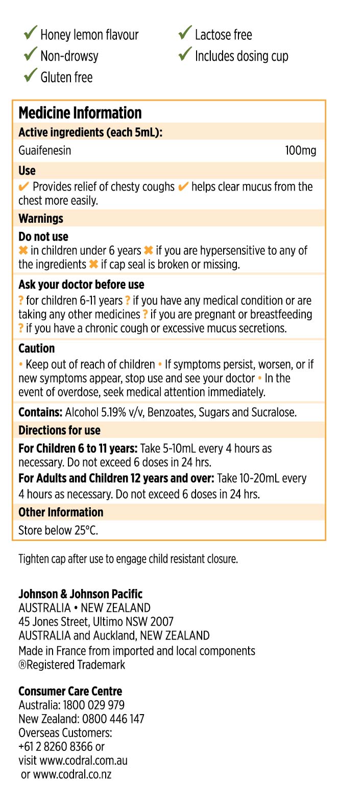 Codral® Mucus Cough Liquid | CODRAL® Australia