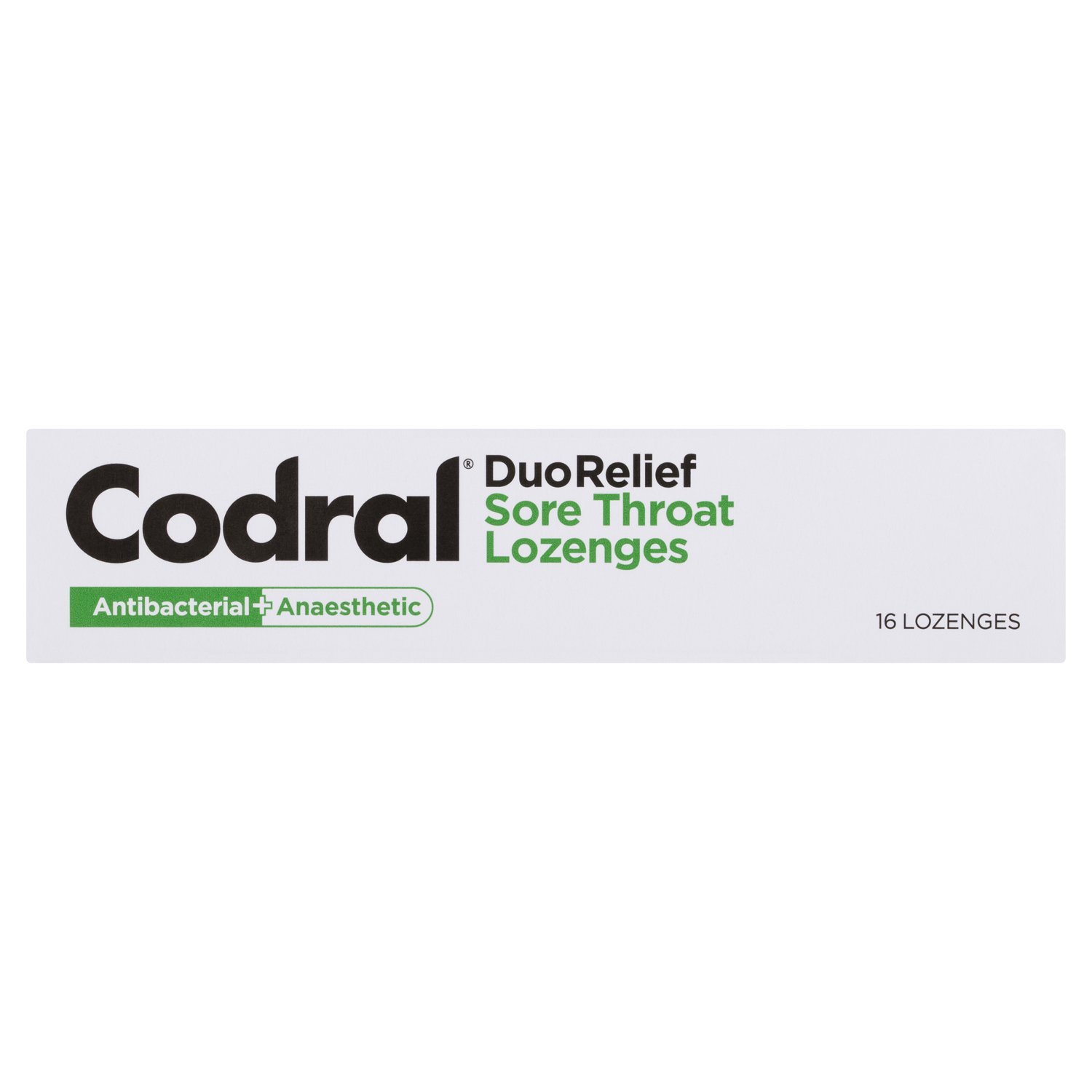 Codral® DuoRelief Sore Throat Lozenges Lime & Lemon | CODRAL® Australia