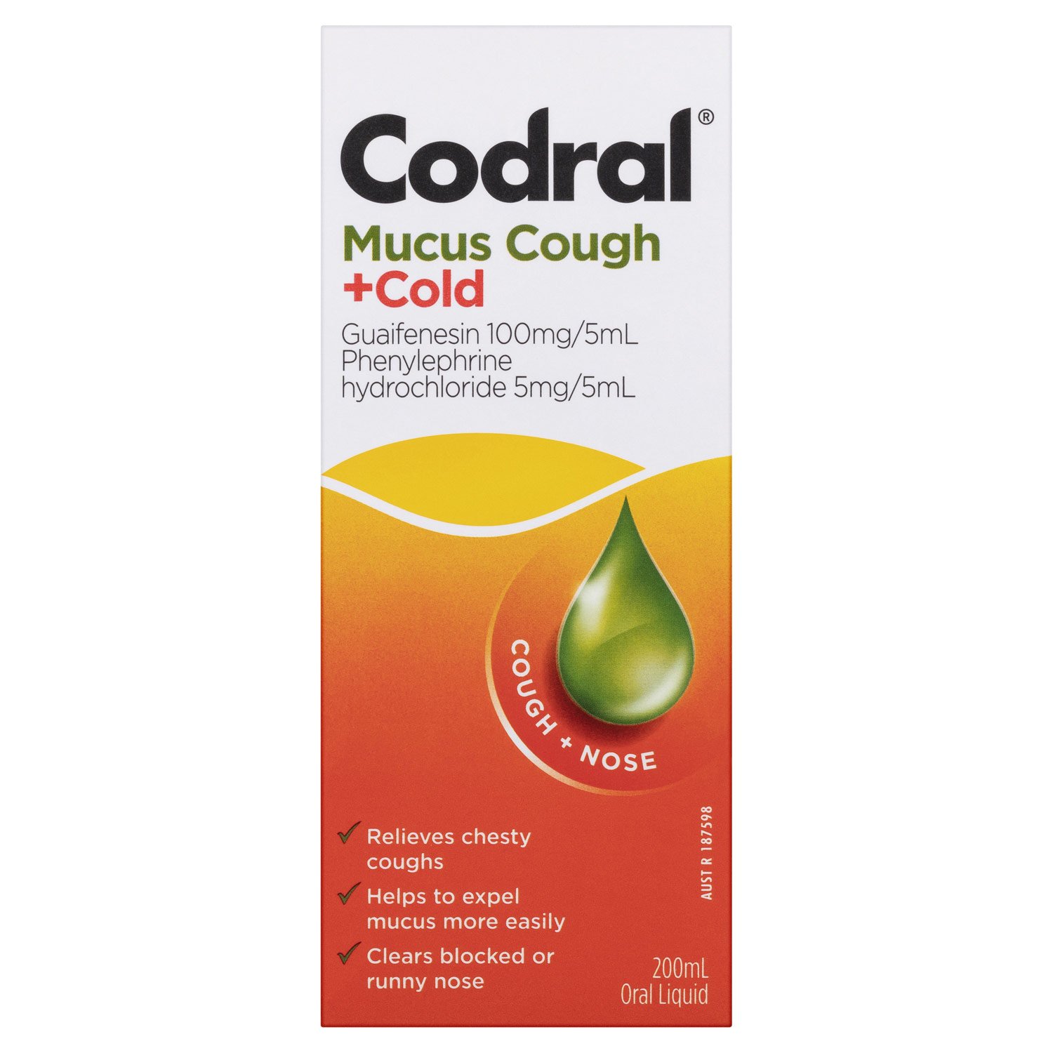 Codral® Mucus Cough +Cold Liquid | CODRAL® Australia