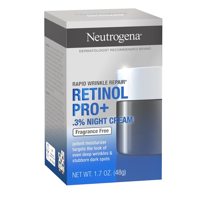 Neutrogena® Rapid Wrinkle Repair Retinol Pro+ .3% Night Cream 48g ...