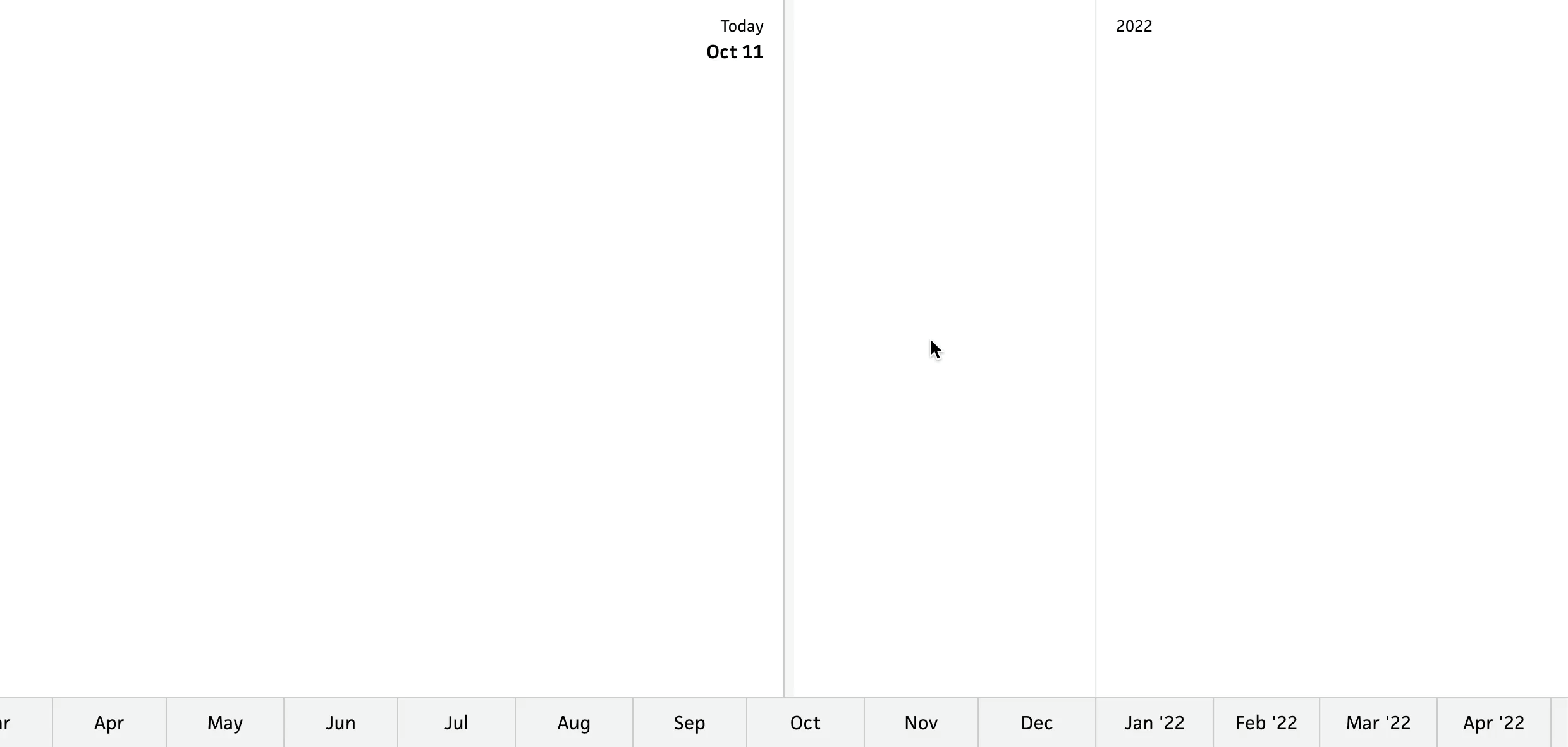 Cushion Journal - A freeform scrolling timeline