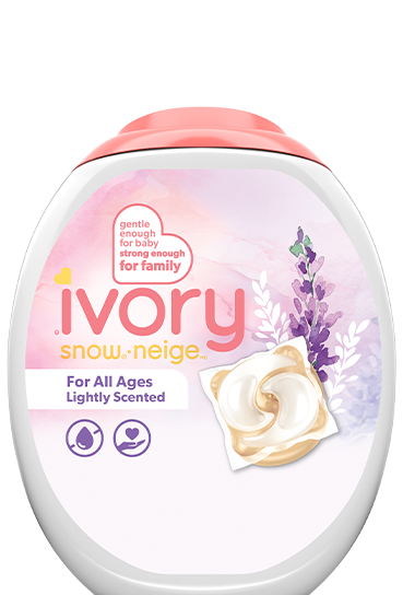 Ivory Snow Laundry Detergent Pacs, Light Scent, Lavender | Ivory Snow