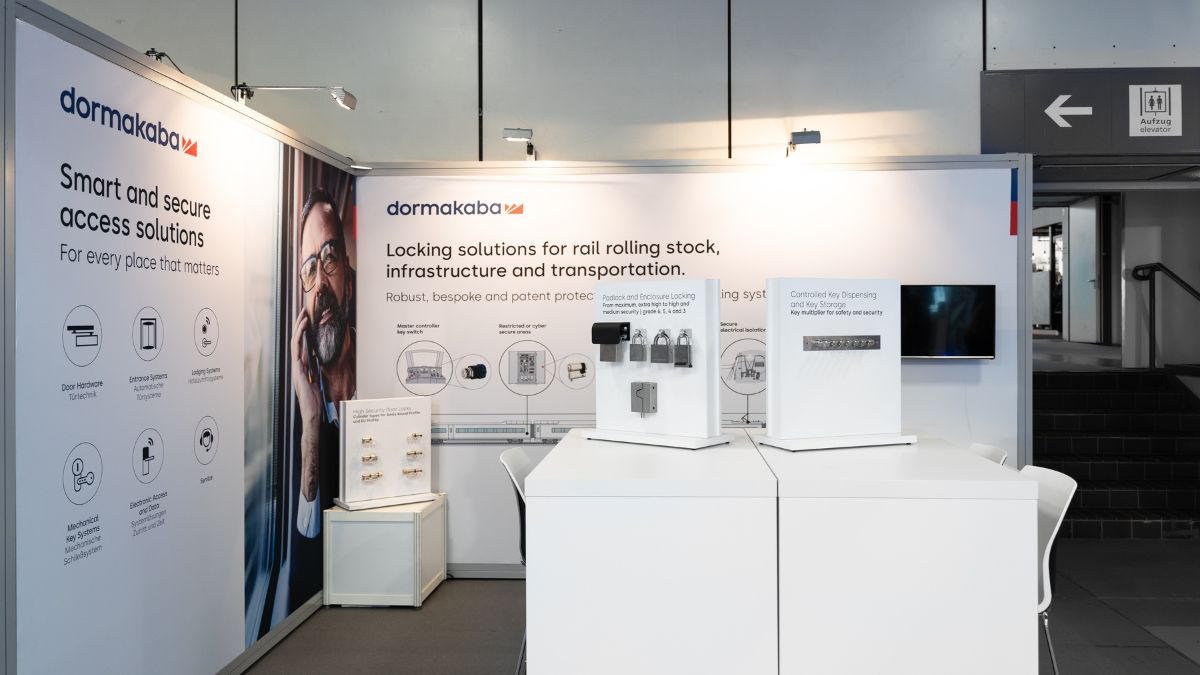 InnoTrans 2024 Berlin: Sichere Schließsysteme von dormakaba
