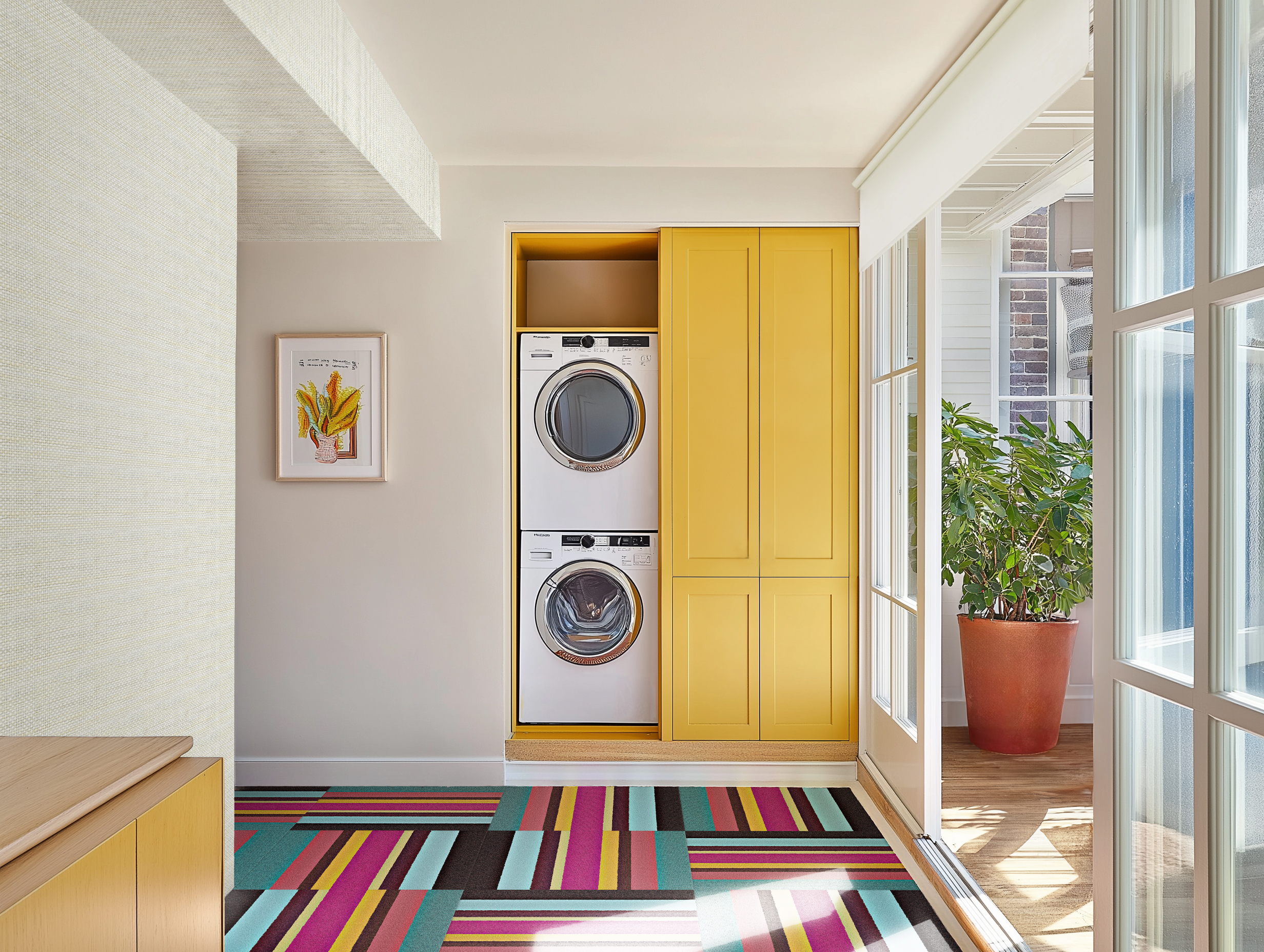 Sunny Laundry Room Design Ideas & Samples | DesignShop | DesignShop