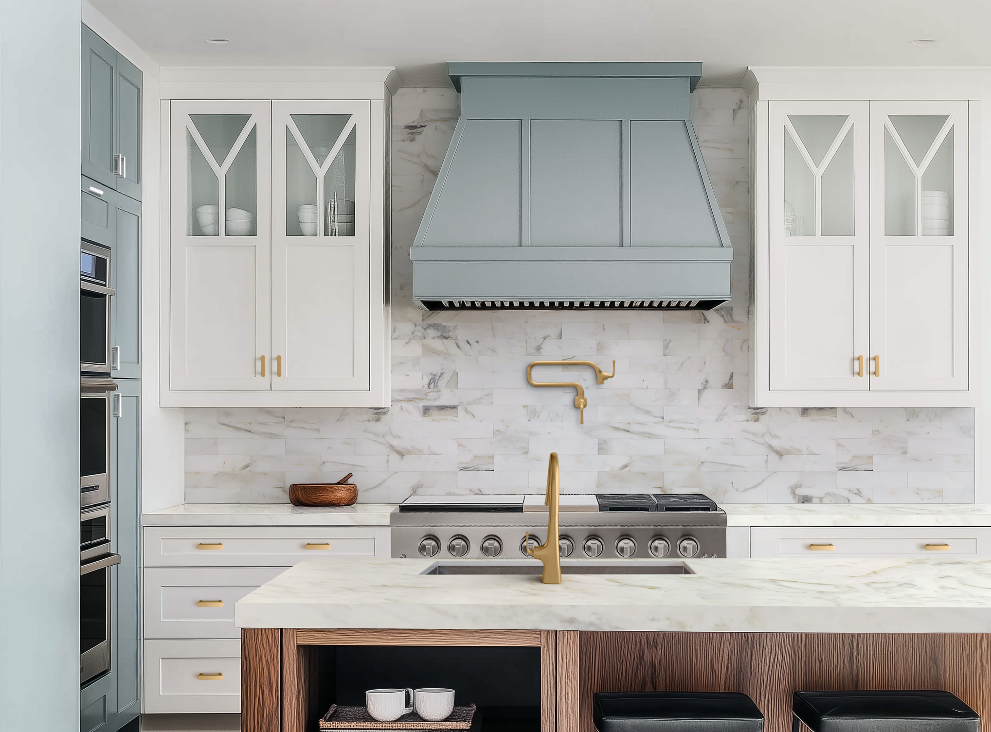 Subtle Blue Kitchen Design Ideas & Samples | DesignShop | DesignShop
