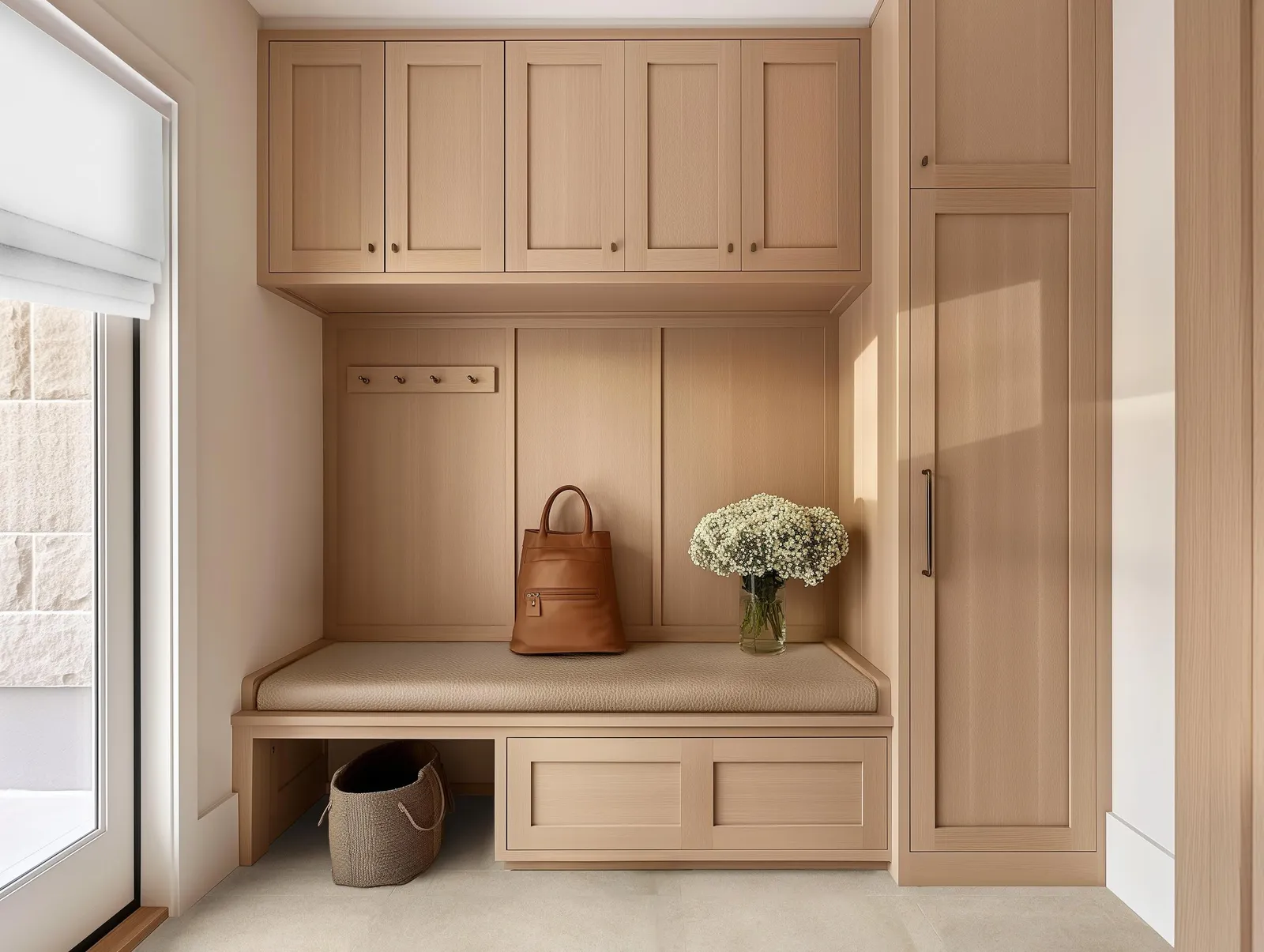Natural Wood Entryway Design Ideas & Samples | DesignShop | DesignShop
