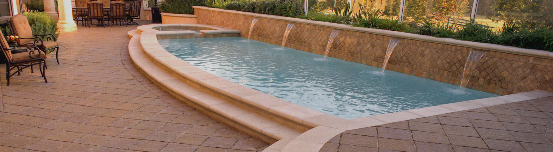Outdoor Water Features from System Pavers