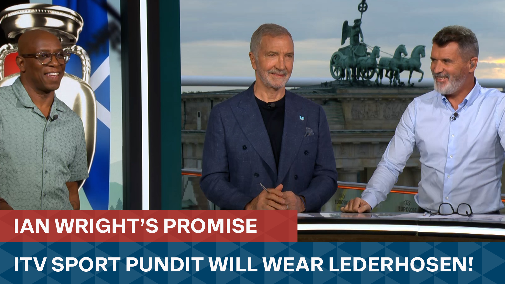 Ian Wright promises to wear Lederhosen if England get to Euro 2024 ...