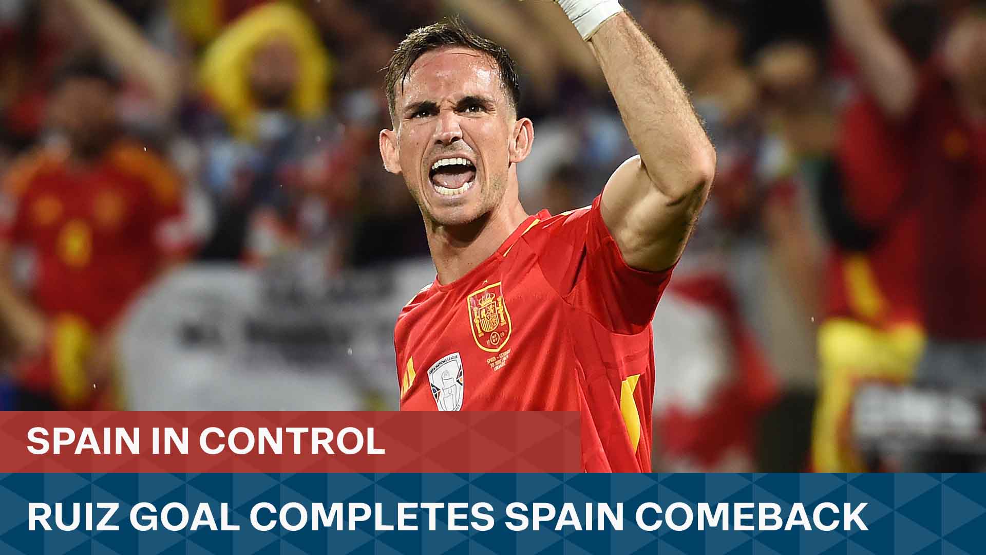 Ruiz edges Spain in front - Latest From ITV Sport