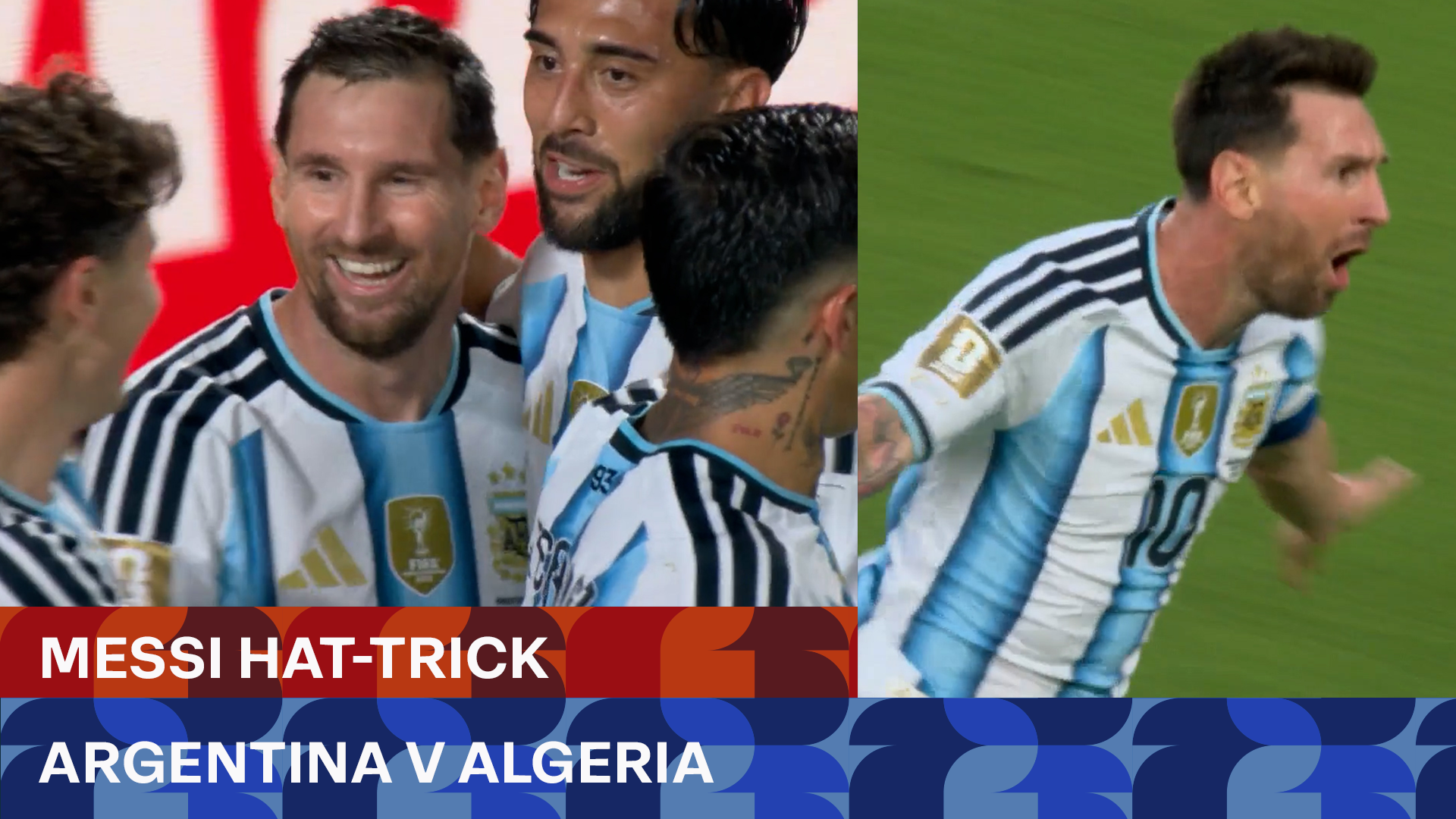 Watch Messi's sensational hat-trick in full from Argentina's opening ...