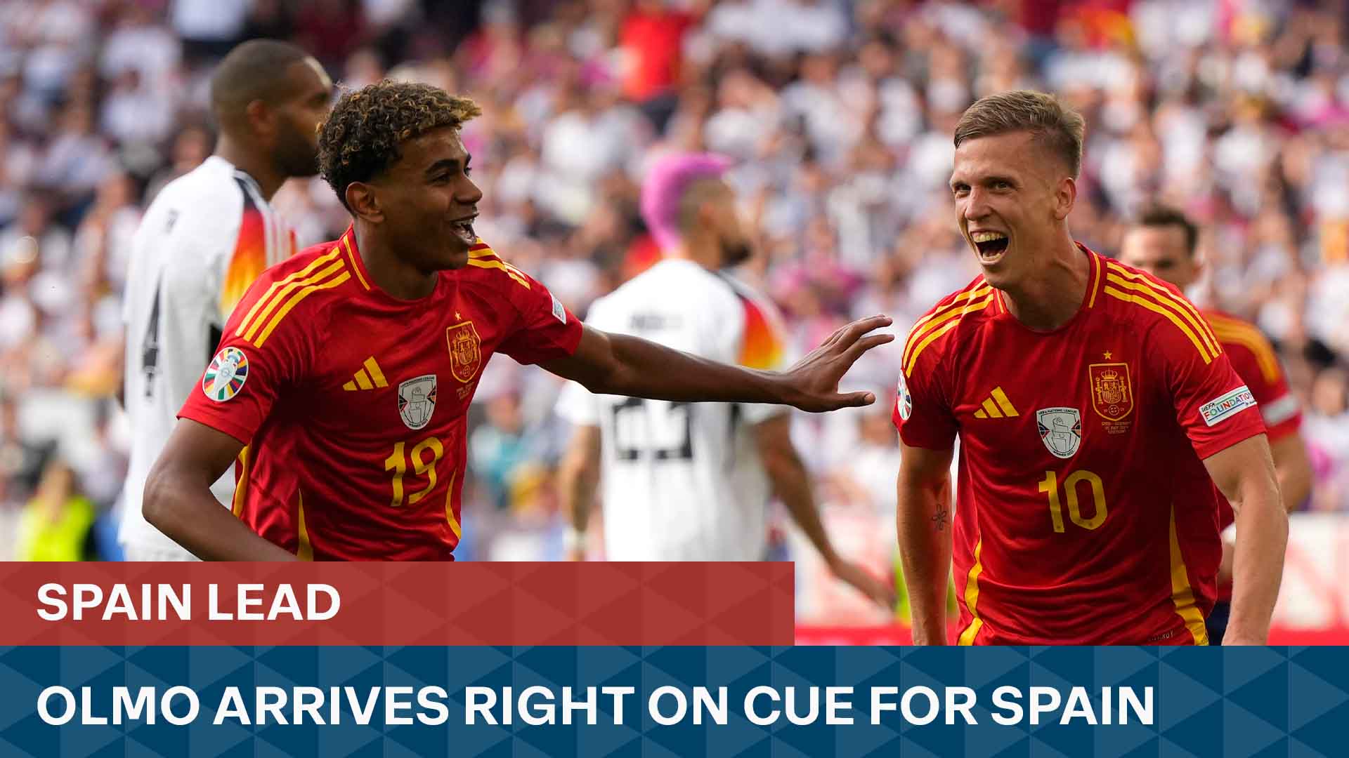 Olmo strikes for Spain - Latest From ITV Sport