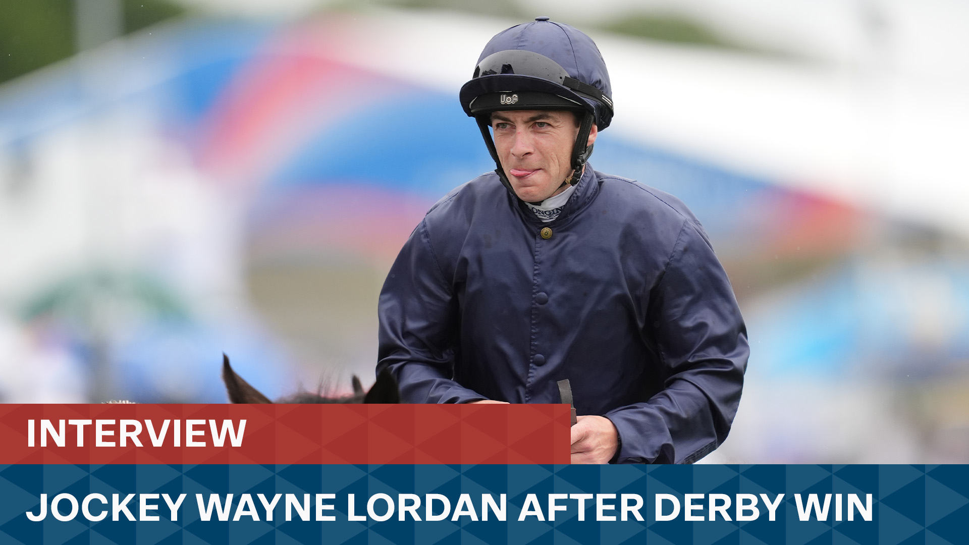 "I knew I'd have to stay well!" - Derby winning jockey Wayne Lordan ...