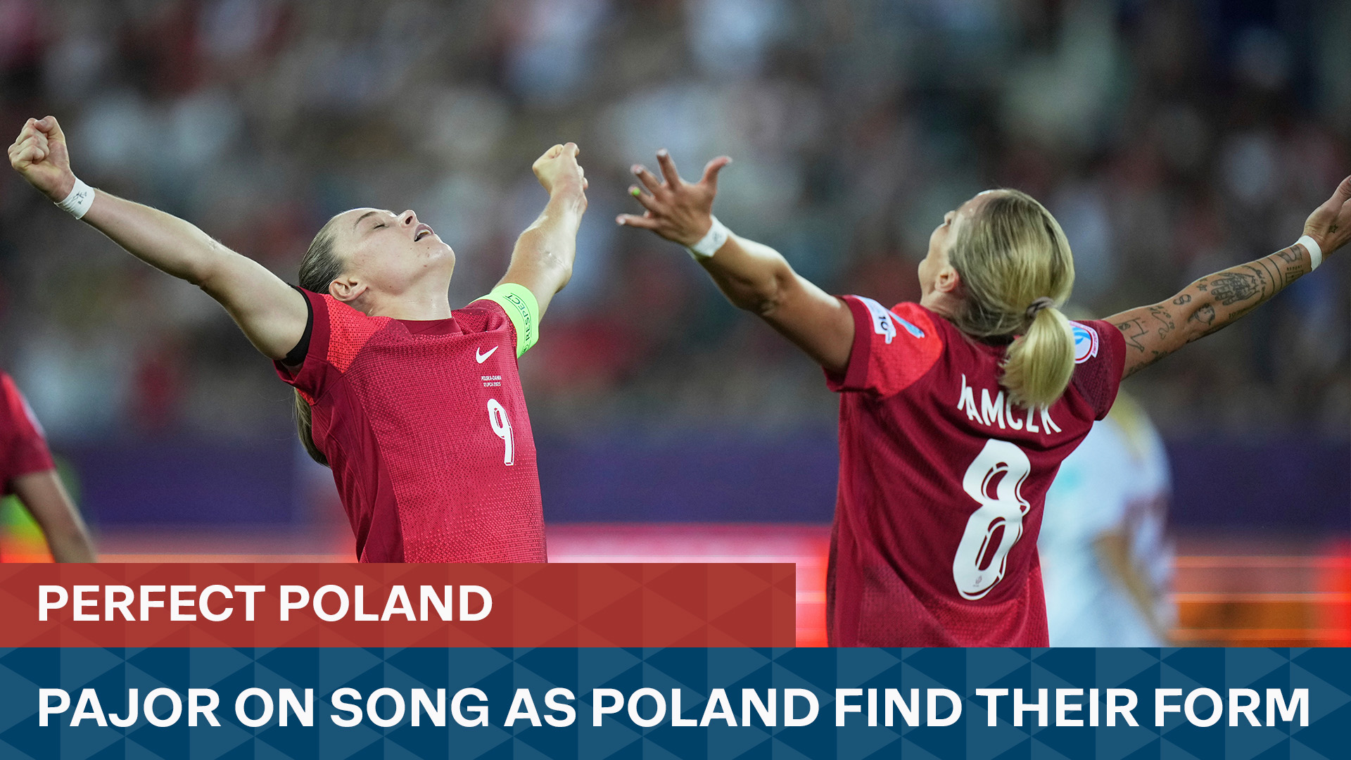 Pajor on target as Poland find their rythmn - Latest From ITV Sport