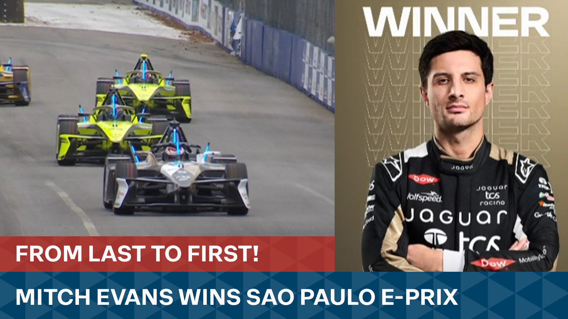 Mitch Evans wins the Sao Paulo E-Prix starting from the back of the ...