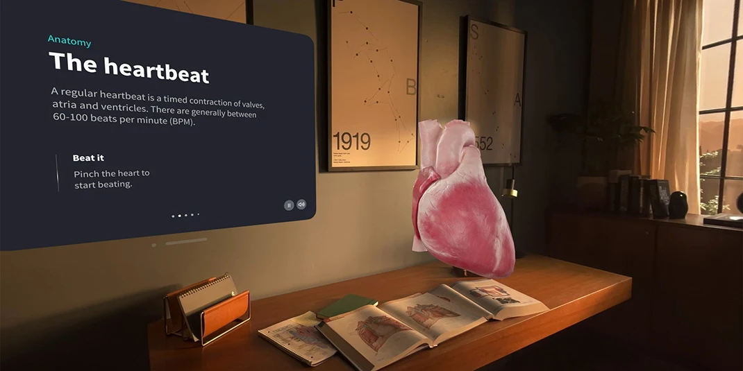 Exploring the Heart in mixed reality with Complete HeartX