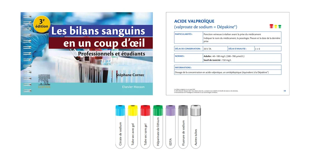 155 fiches de bilans sanguins par ordre alphabétique