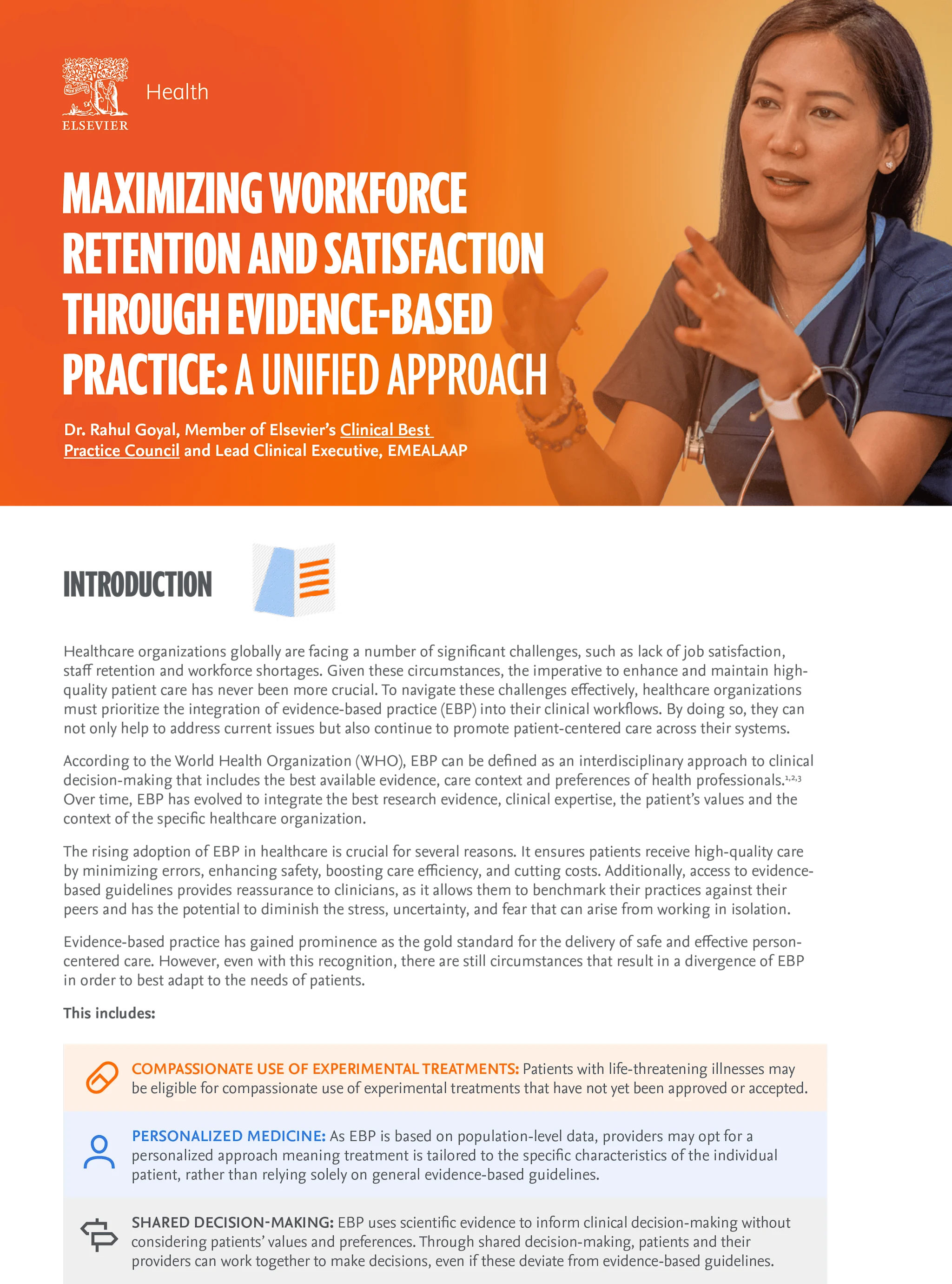 Maximising workforce retention and satisfaction through evidence-based ...