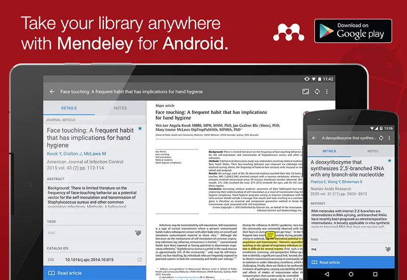 Mendeley is now on Android