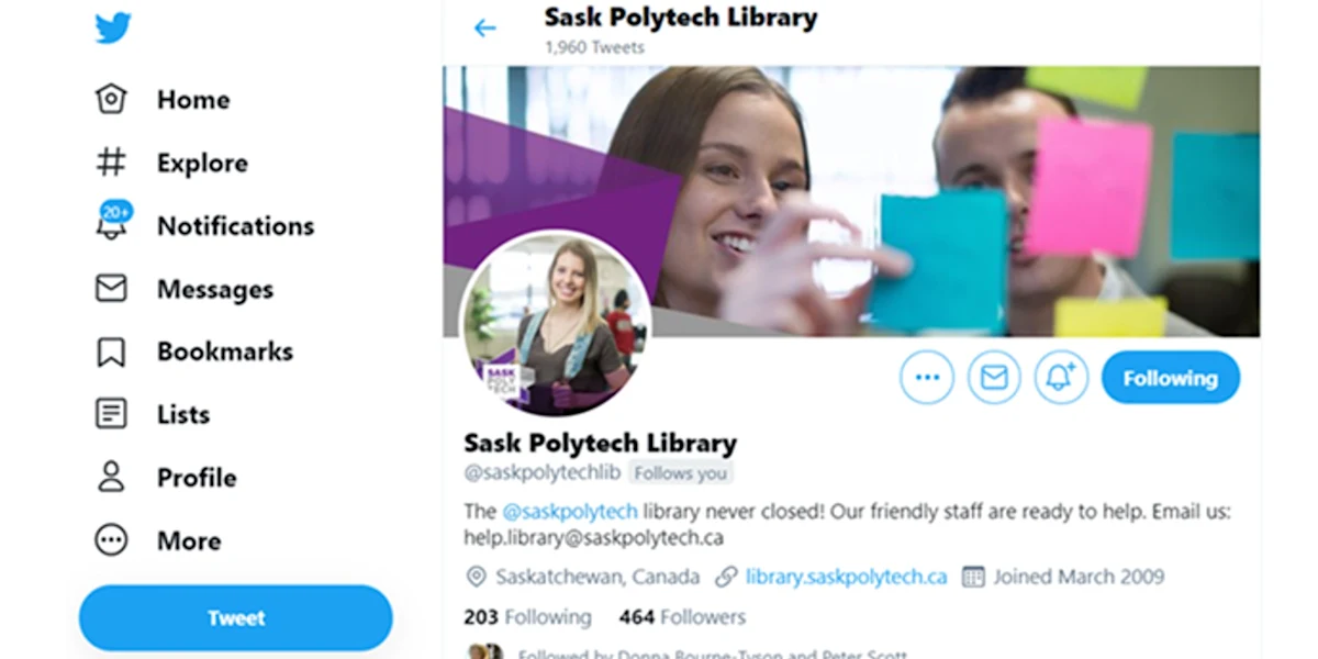 Using Twitter to connect with faculty