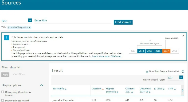101 ways to use Scopus – part one