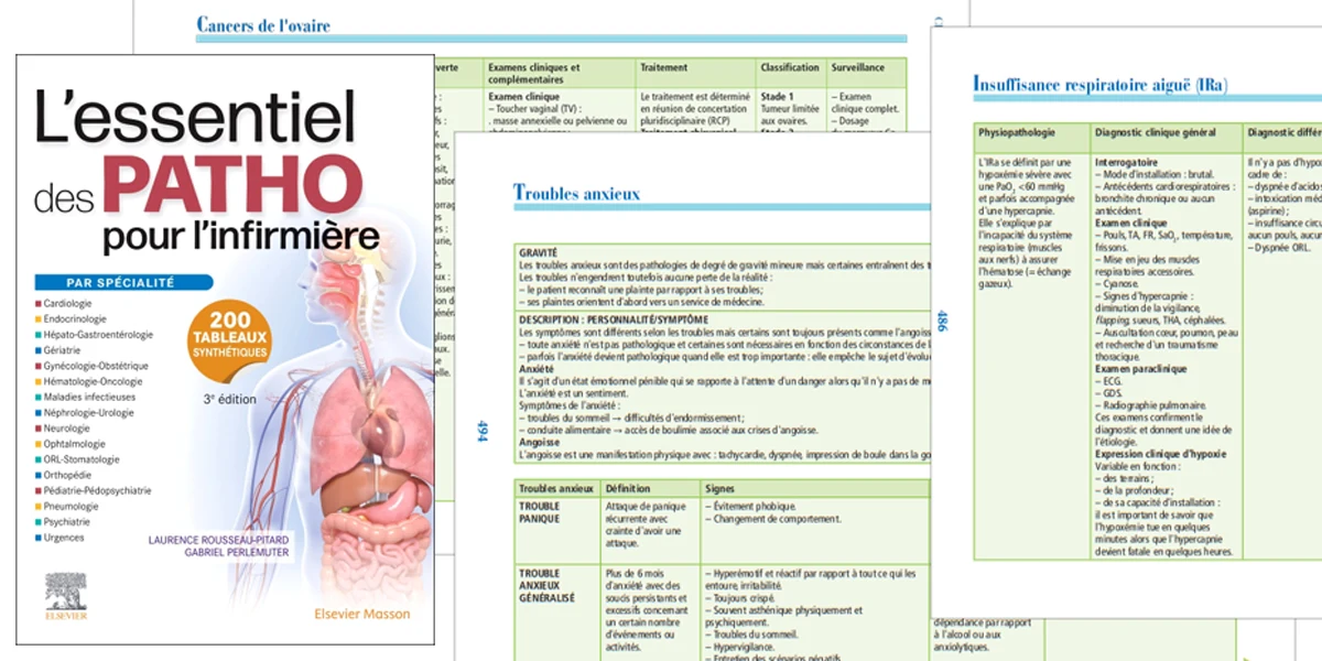 3e troisième édition de L'essentiel des PATHO pour l'infirmière