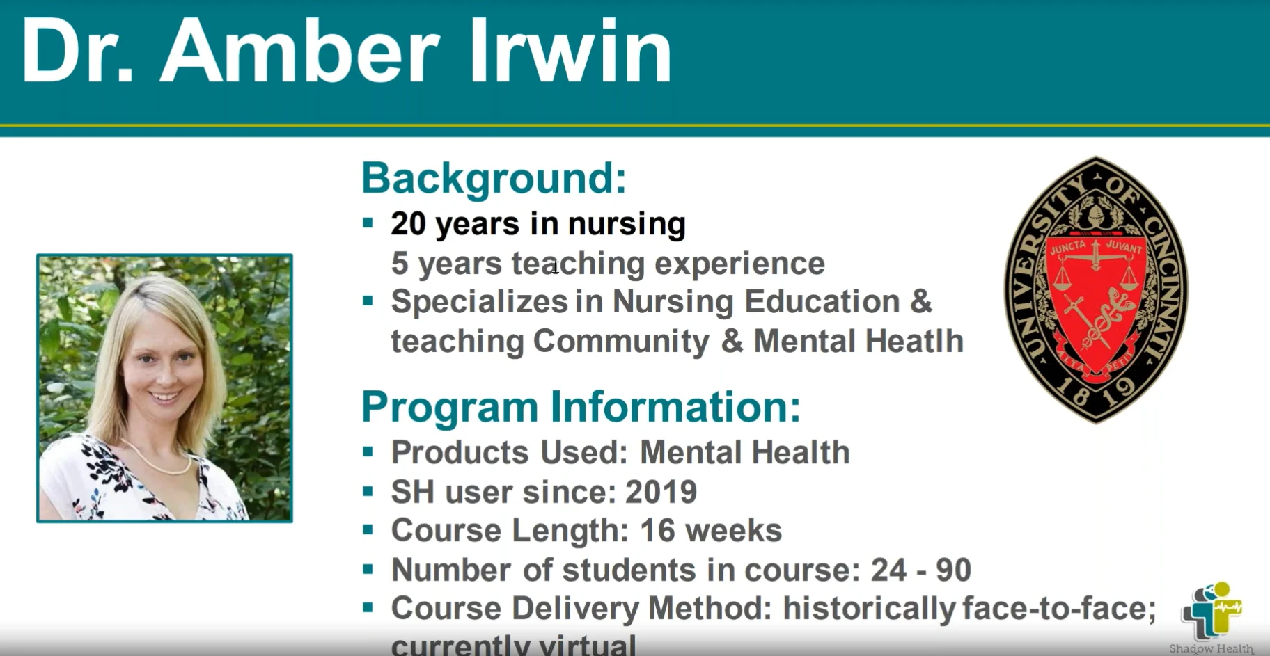 Shadow Health use cases before and during COVID-19
