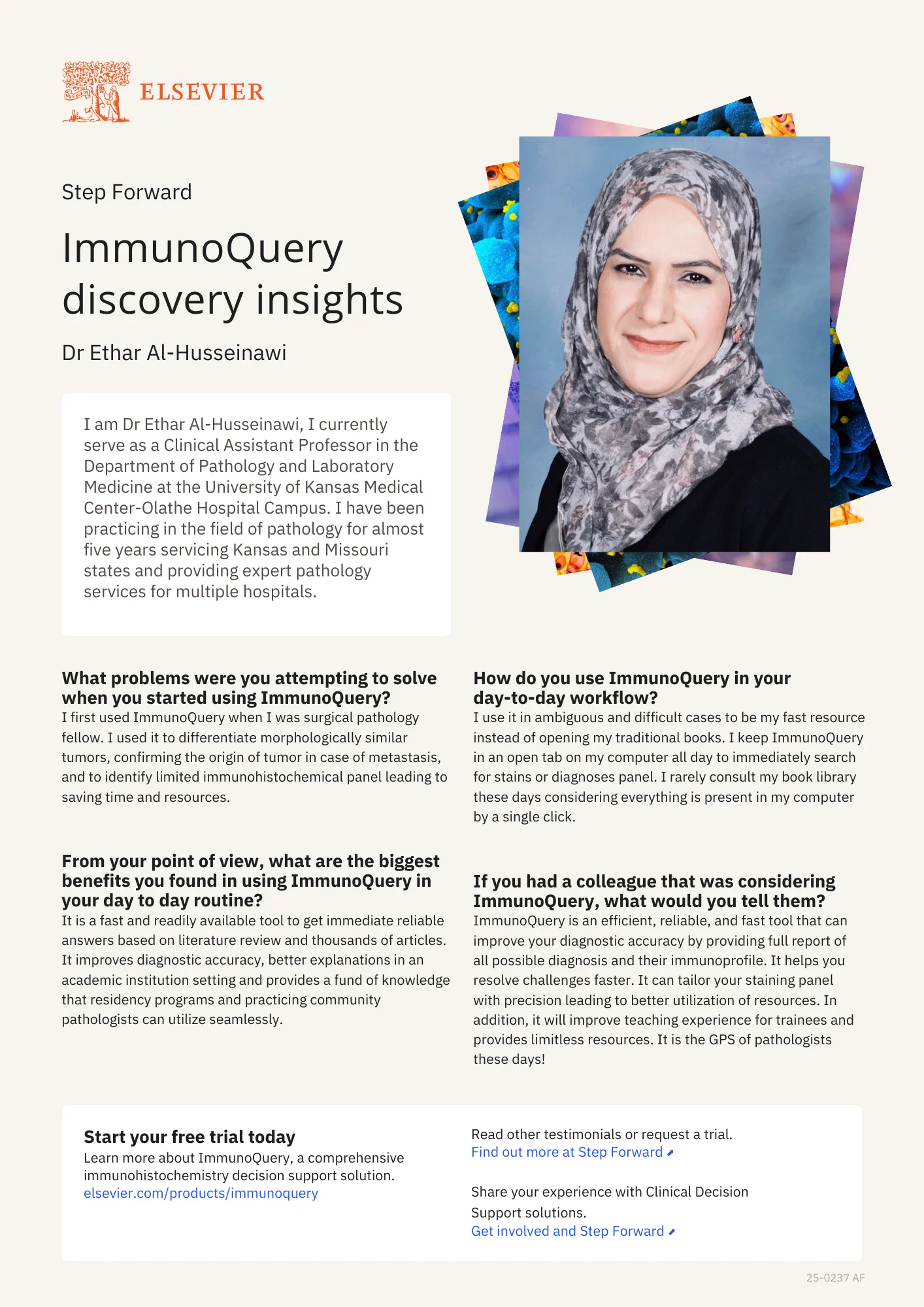 Dr Ethar Al-Husseinawi, Clinical Assistant Professor (USA)