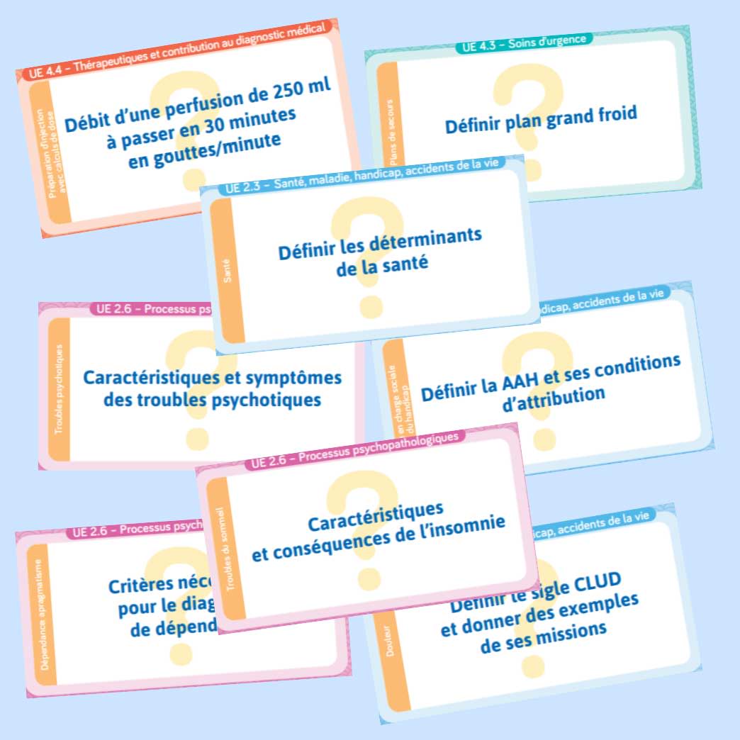 Les flashcards en IFSI pour bien réviser son semestre 2